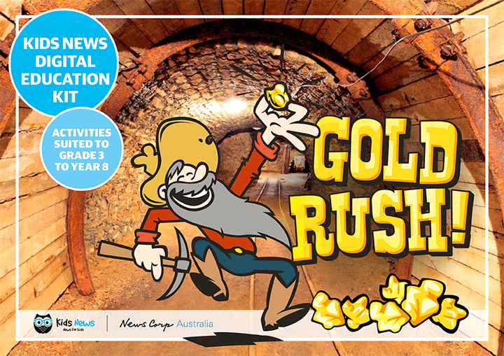 Kids News Education Kit - Gold Rush